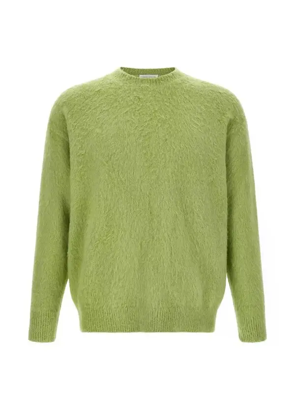 ROBERTO COLLINA Gauze-finish Crew-neck Sweater