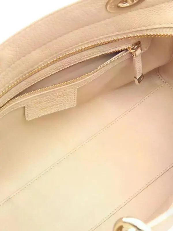 Dior 2000-2026 Medium Grained Calfskin Lady D Sire Satchel - Neutrals