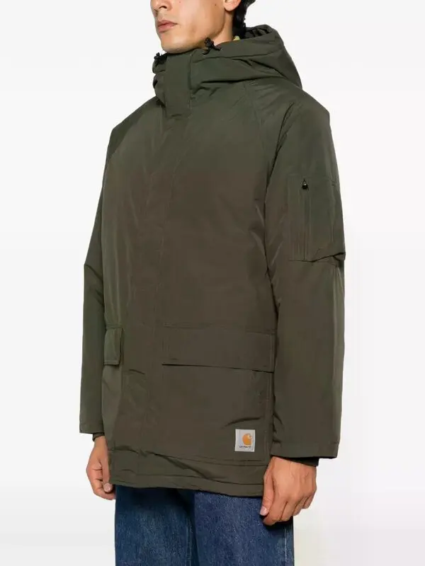 Carhartt Work In Progress Standwood Hooded Logo-patch Jacket
