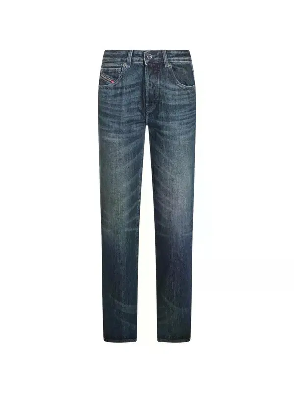 DIESEL® Logo-patch Jeans - Blue