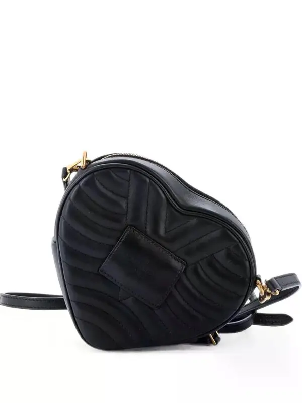 LOUIS VUITTON New Wave Heart Quilted Leather Crossbody Bag