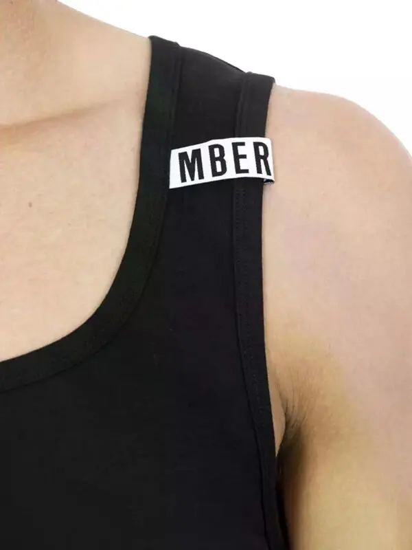 BIKKEMBERGS Logo-patch Slim-fit Tank Top
