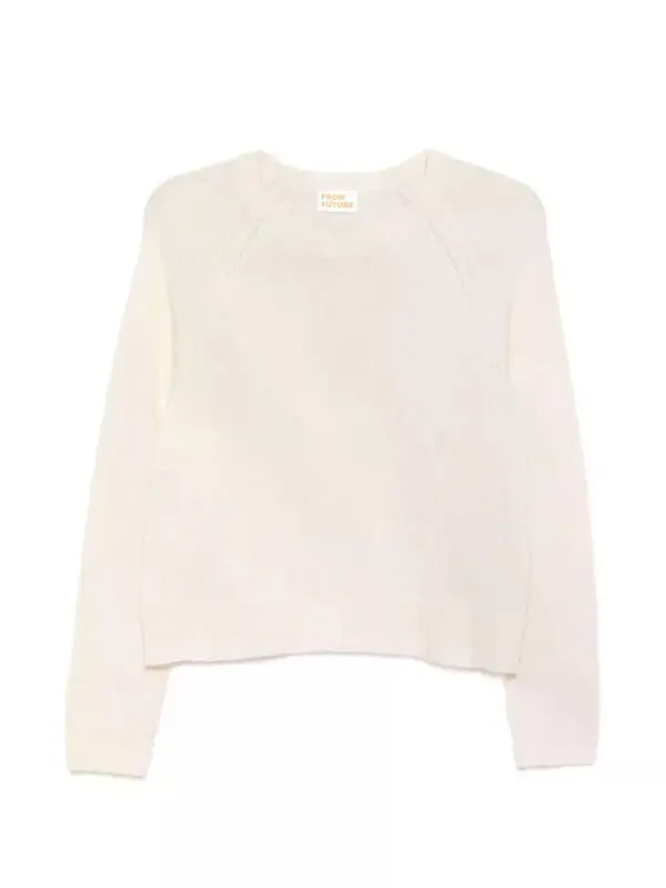From Future Raglan-sleeve Crew-neck Sweater
