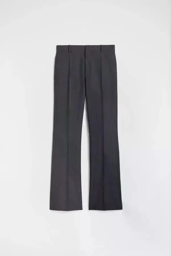 JIL SANDER Fil-à-fil Wool Trousers