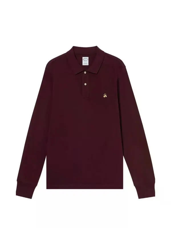 Brooks Brothers Logo-embroidered Long-sleeve Polo Shirt