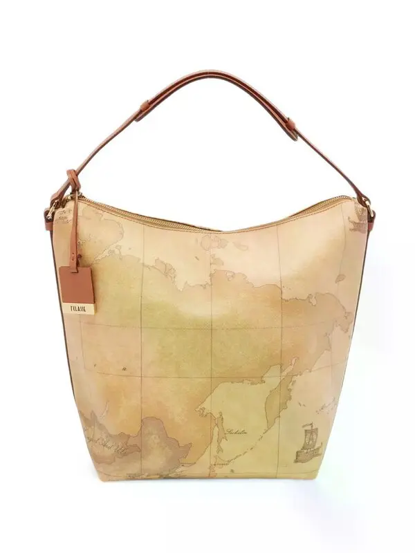 ALVIERO MARTINI 1° CLASSE Geo Map Graphic-print Tote Bag
