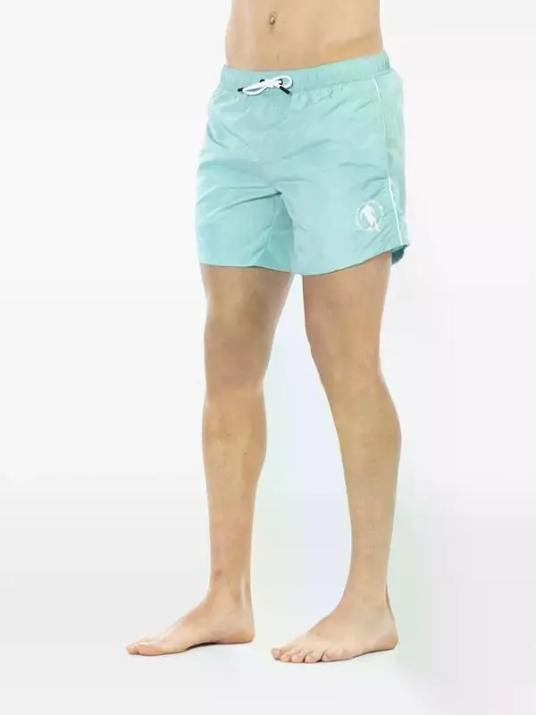 BIKKEMBERGS Logo-print Drawstring Swim Shorts