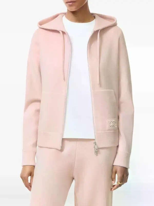 Burberry Cashmere Blend Zip Hoodie