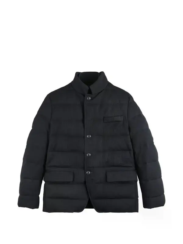 FAY Quilted Double-breasted Jacket