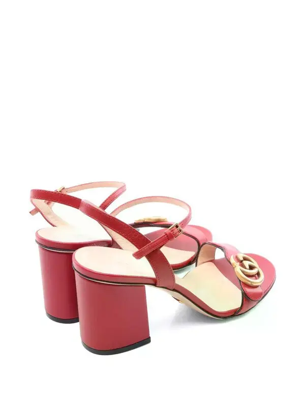 Gucci Logo-plaque Ankle-strap Sandals