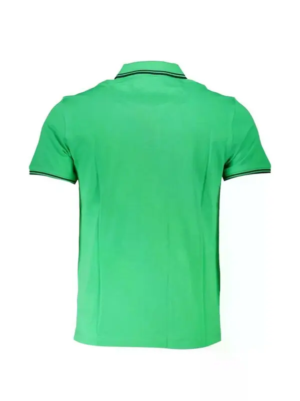 HARMONT & BLAINE Logo-embroidered Contrast-trim Polo Shirt