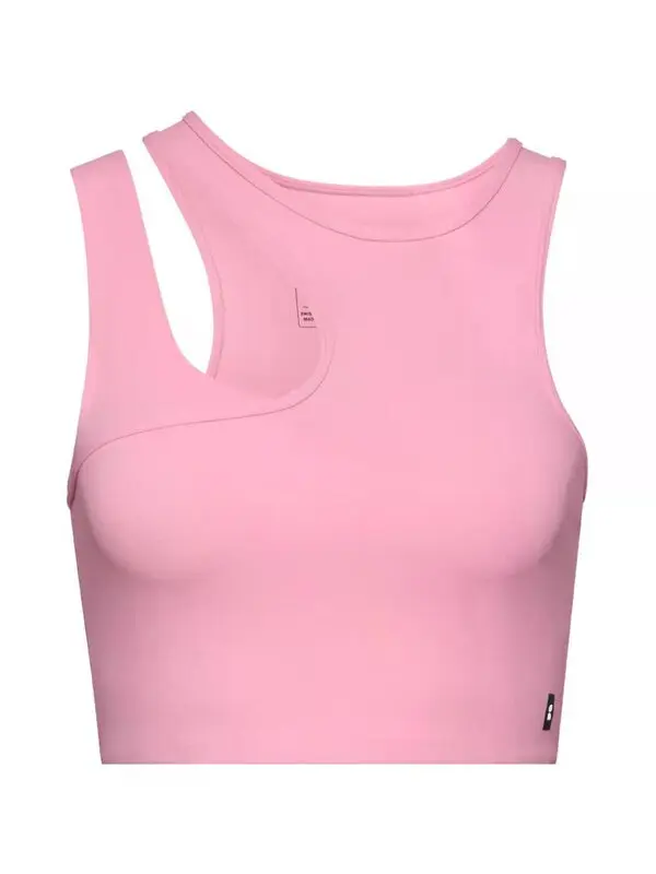 On Studio Cut-out Cropped Top - Pink
