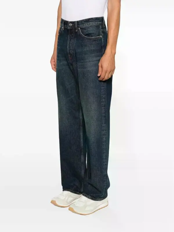 Moncler Stone-washed Straight-leg Jeans
