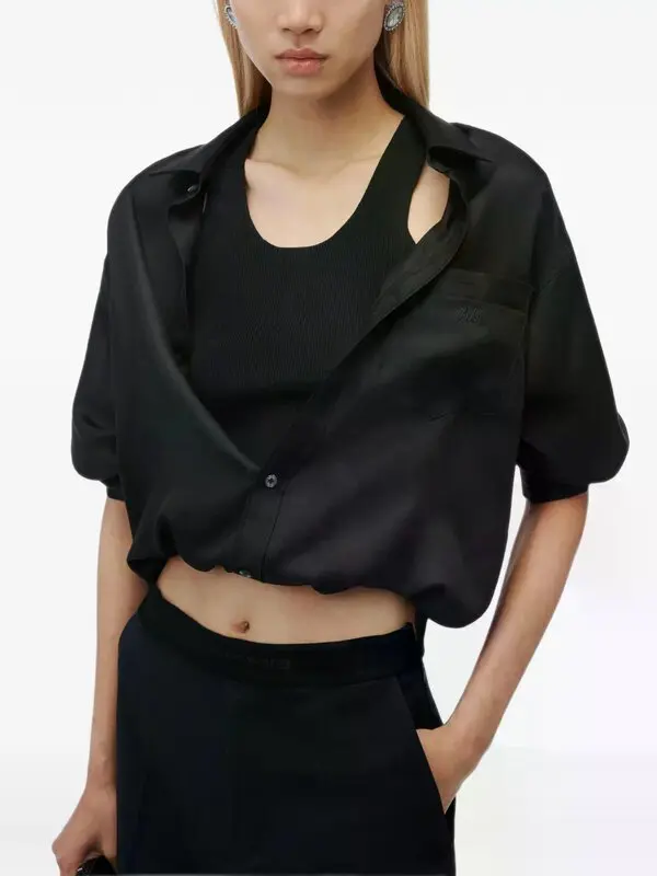 Alexander Wang Logo Elastic High-rise Mini Short