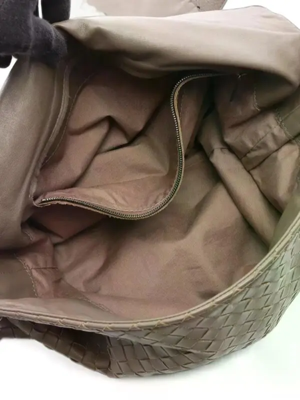 Bottega Veneta 2000s Intrecciato Messenger Bag