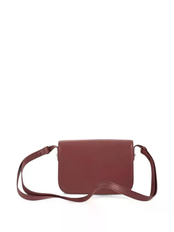 Max Mara Leather Flap Crossbody Bag