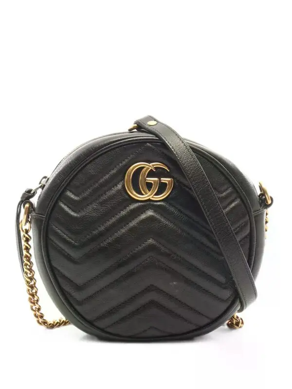 Gucci 2000s Gg Marmont Round Shoulder Bag