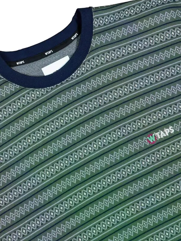 WTAPS Geometric-pattern T-shirt
