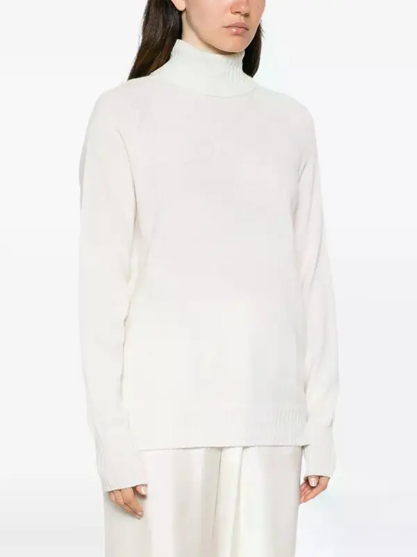 MA'RY'YA Roll-neck Sweater - Neutrals