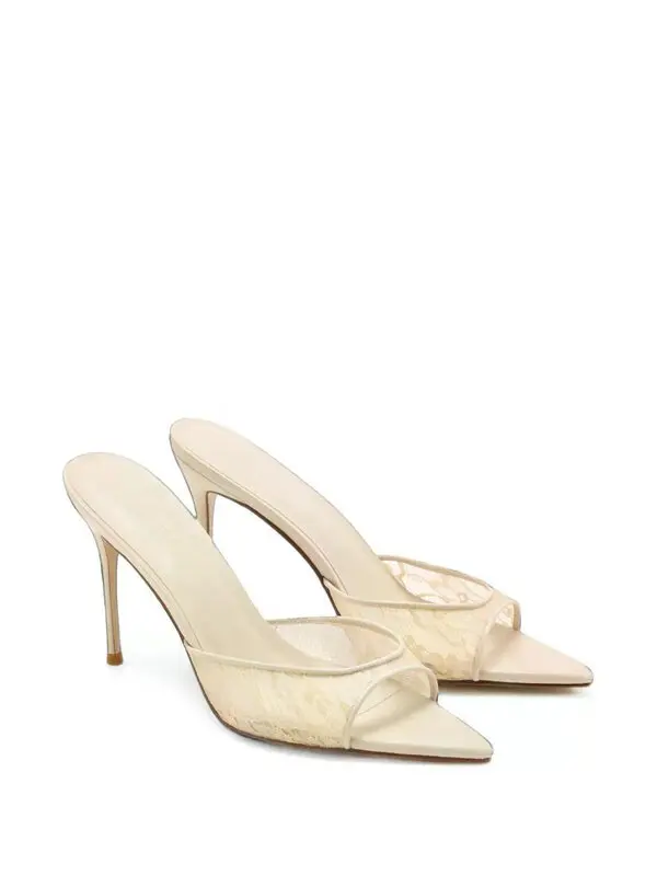 Femme La Bella Lace-panel Sandals