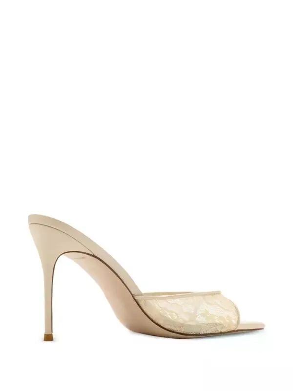 Femme La Bella Lace-panel Sandals
