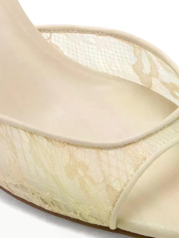 Femme La Bella Lace-panel Sandals