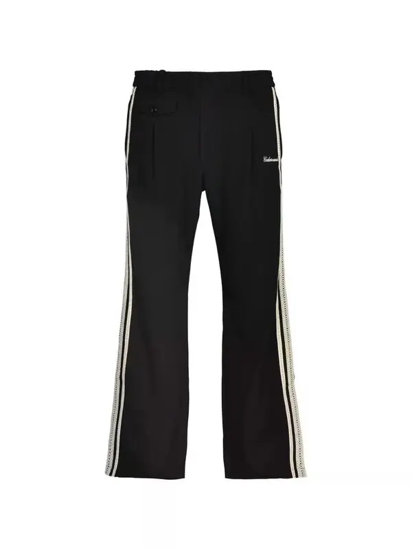 CEDARWOOD Crochet-knit Logo-embroidered Track Pants