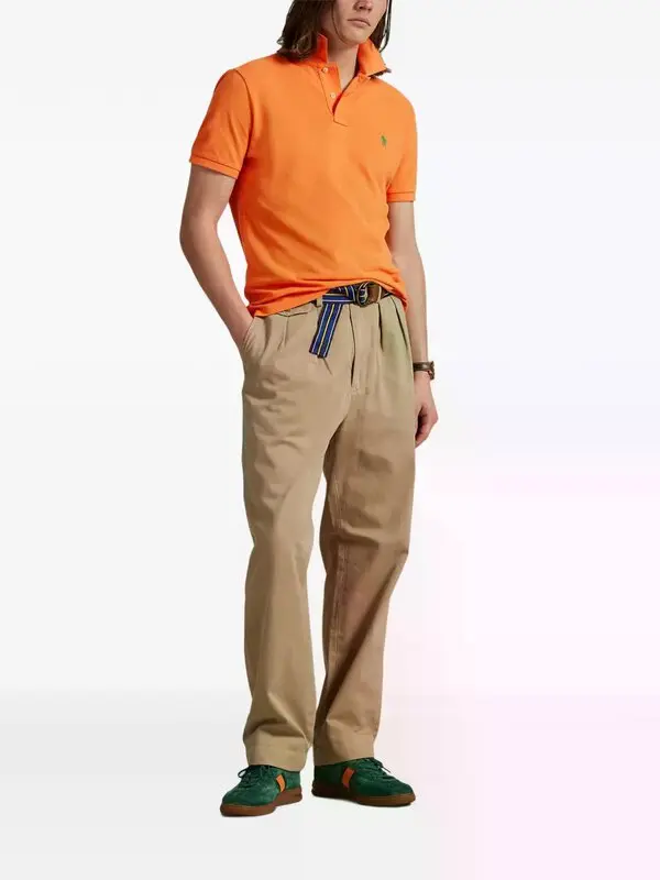 Polo Ralph Lauren Logo-embroidered Polo Shirt - Orange