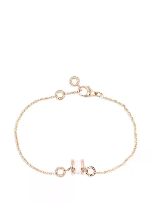 BVLGARI 2010s B-zero1 Ceramic Bracelet - Pink