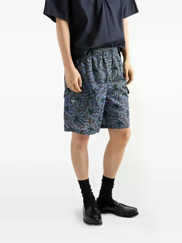 Prada Printed Re-nylon Swim Trunks