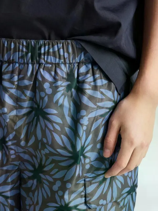 Prada Printed Re-nylon Swim Trunks