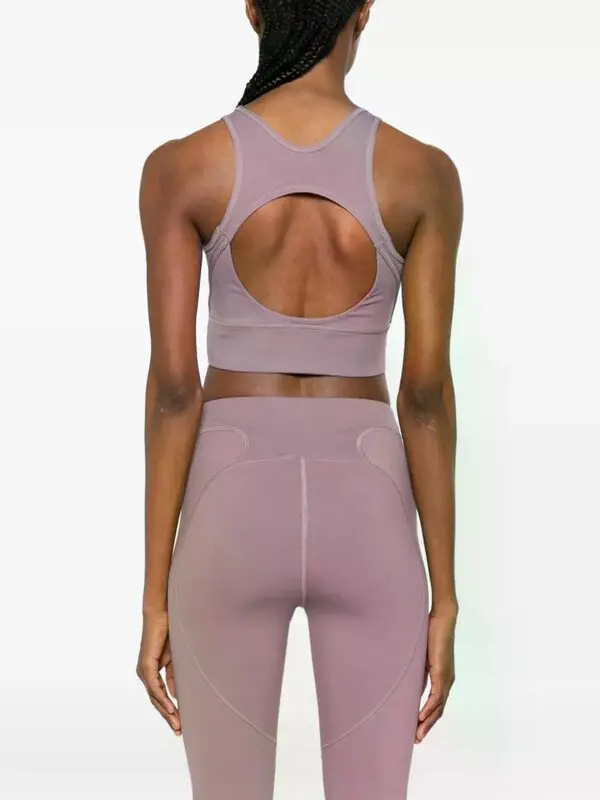 Adidas By Stella McCartney Training Logo-print Crop Top
