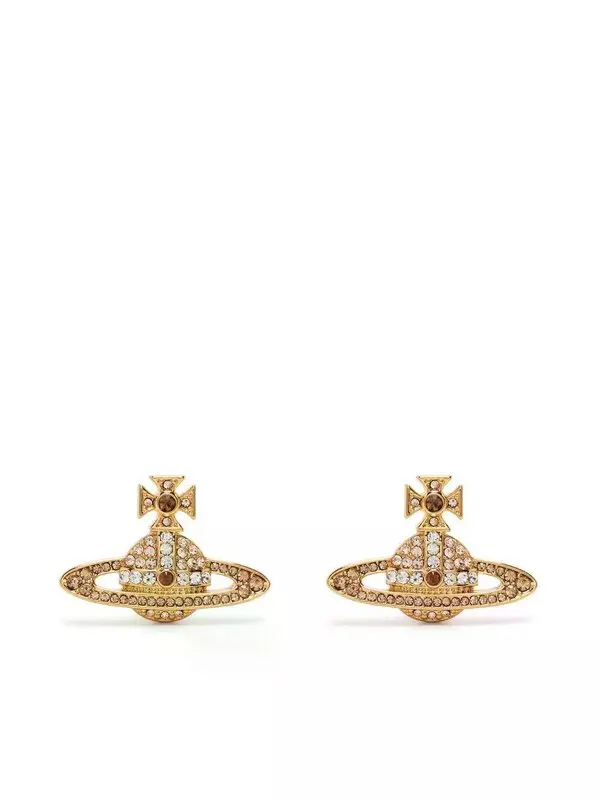 VIVIENNE WESTWOOD Kika Orb-plaque Earrings - Gold