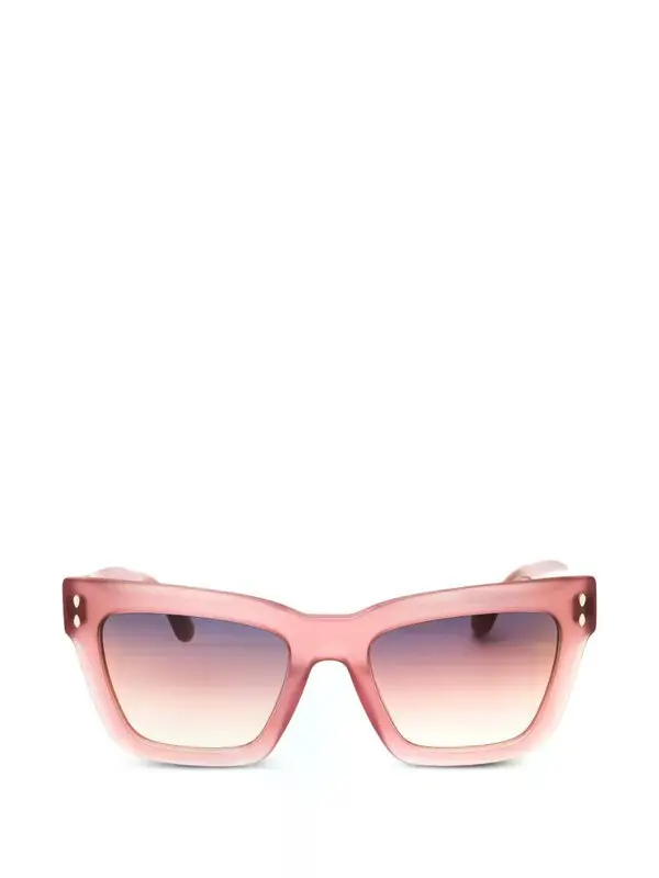 Isabel Marant Étoile Rectangle-frame Sunglasses - Pink