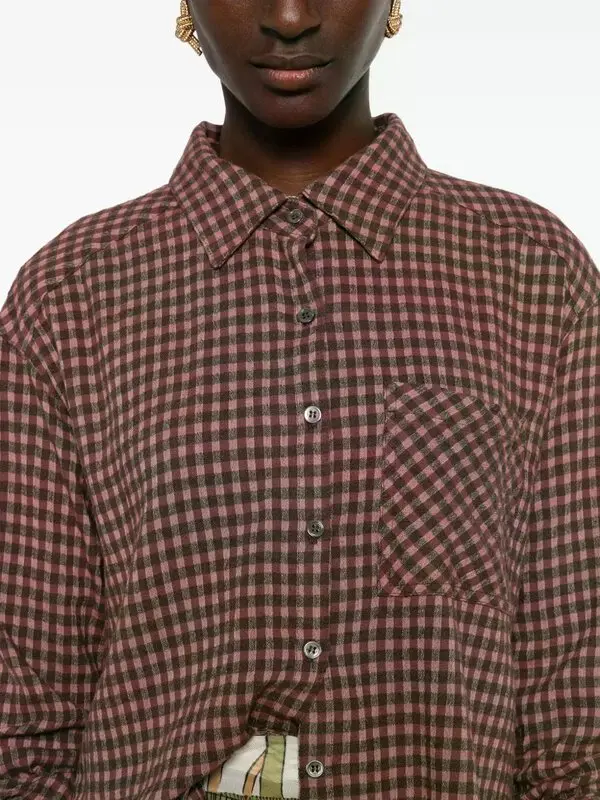Xirena Jordy Checked Buttoned-down Shirt