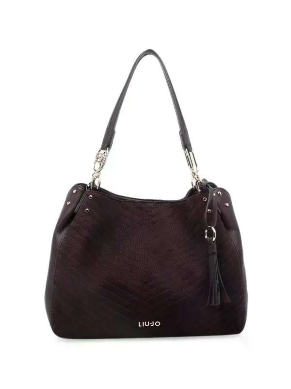 Liu Jo Chevron-quilted Tassel Tote Bag
