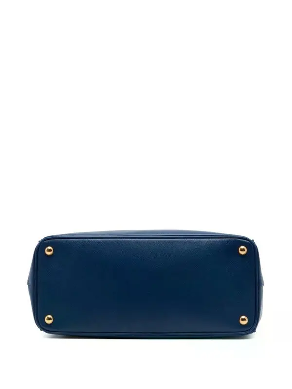 Prada 2013-2026 Medium Saffiano Lux Galleria Double Zip Satchel