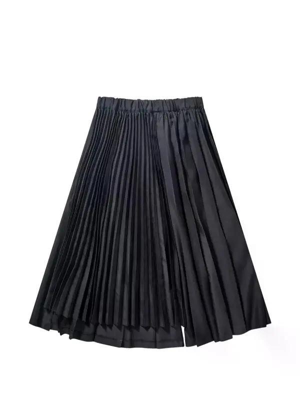 Comme Des Garçons Asymmetric Pleated Skirt