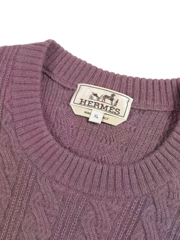 Hermès 2010s Cable Knit Sweater