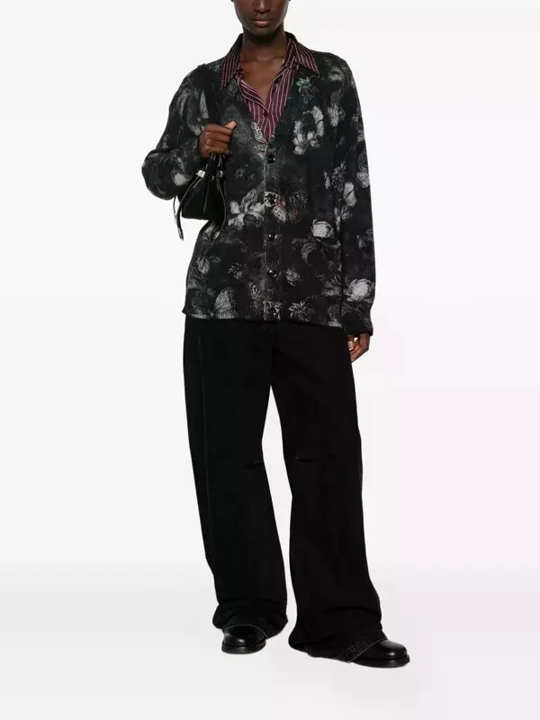 R13 Butterfly-print Cardigan