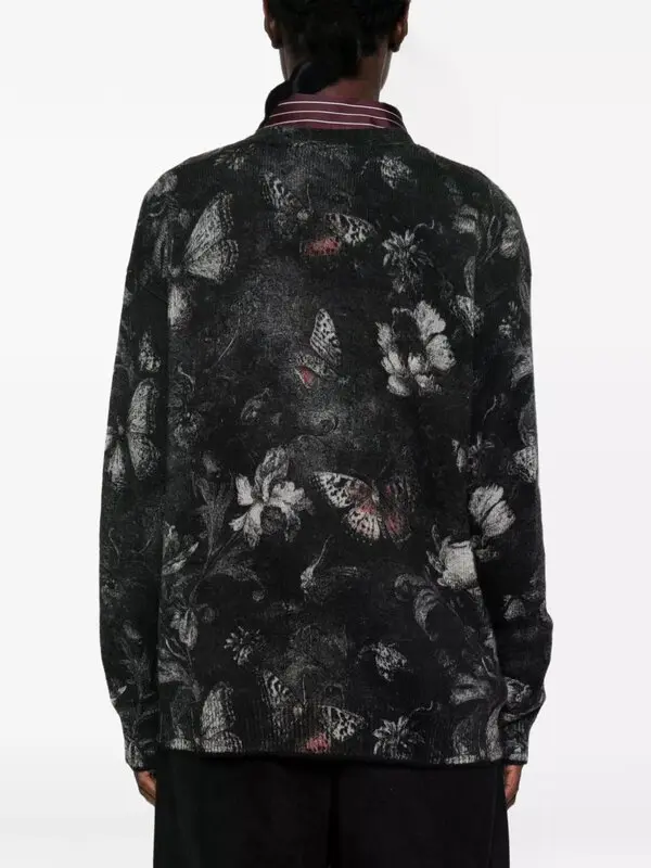 R13 Butterfly-print Cardigan