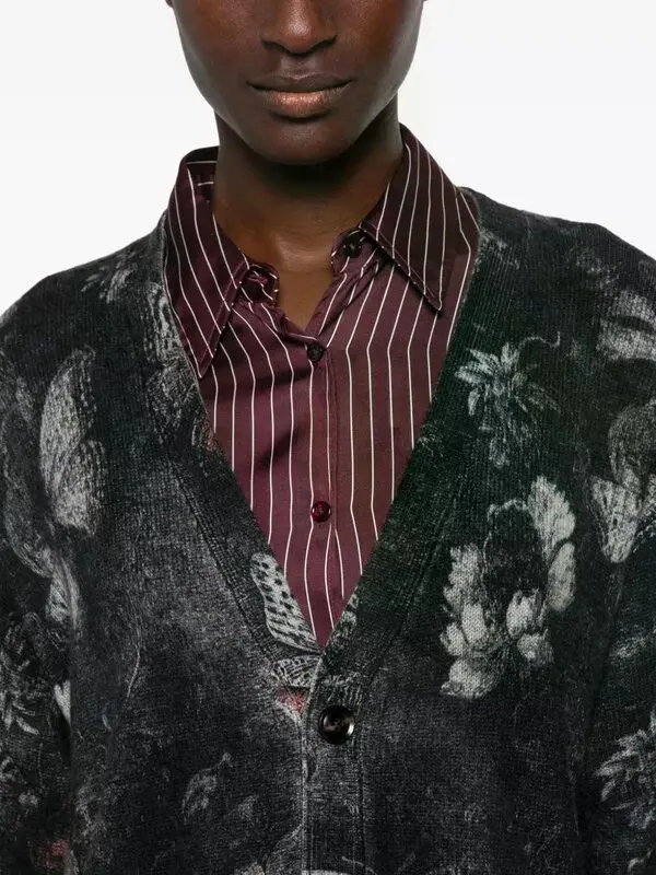 R13 Butterfly-print Cardigan