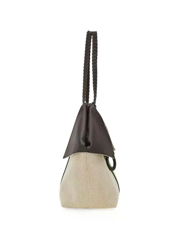 FERRAGAMO Large Braided-handle Tote Bag