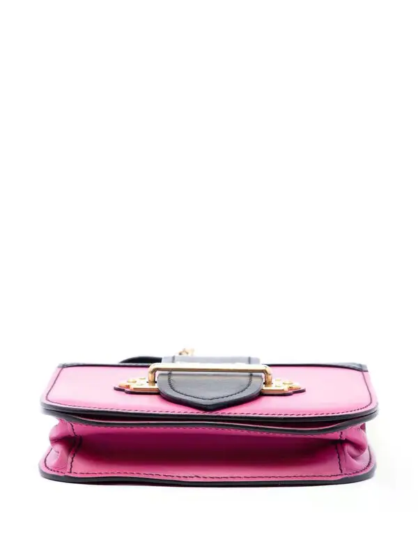 Prada 2010-2026 Saffiano Trimmed City Calf Pionniere Crossbody Bag