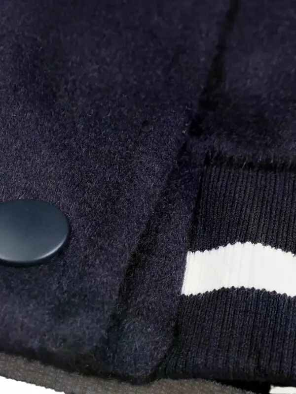 Prada 2010s Striped-trim Bomber Jacket