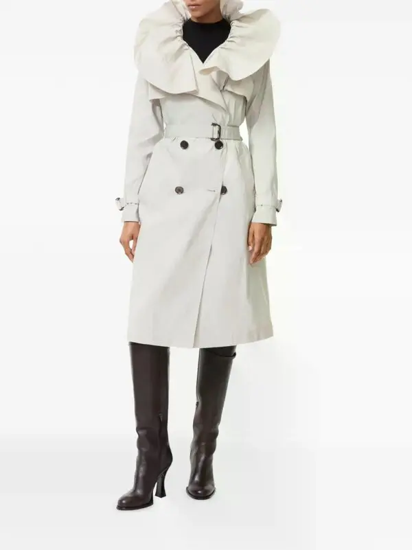 Burberry Long Faille Clare Trench Coat
