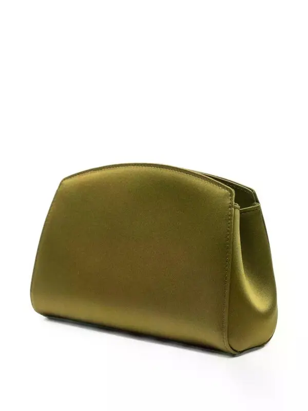LIFFNER Satin Push-lock Clutch Bag - Green