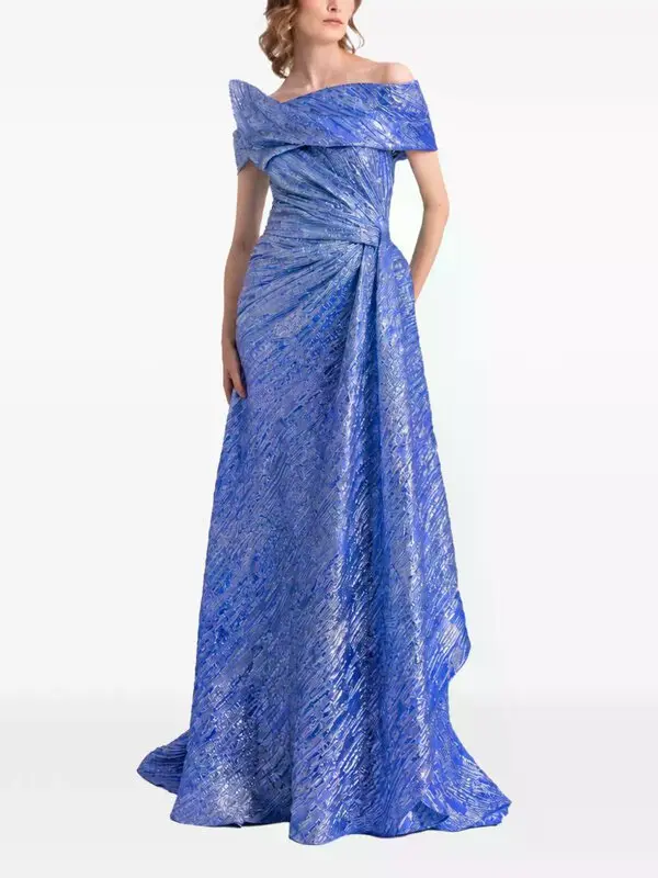 GEMY MAALOUF Off-the-shoulder Draped Dress
