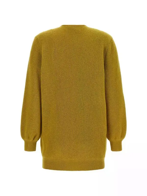 Valentino Garavani Braided Ribbed-knit Sweater