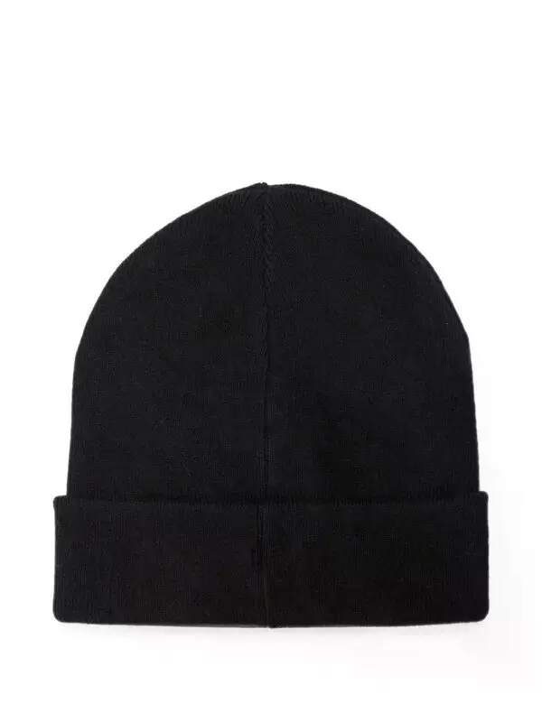 BARBOUR INTERNATIONAL Logo-patch Knit Beanie Hat